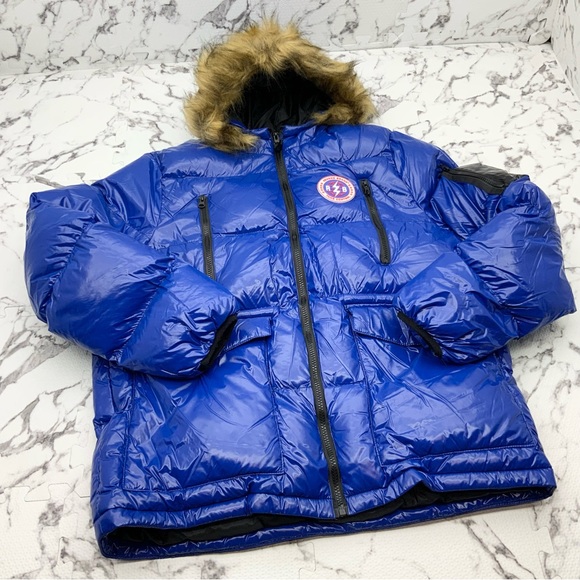 Reason | Jackets & Coats | Mens Quilted Puffer Royal Blue Jacket | Poshmark